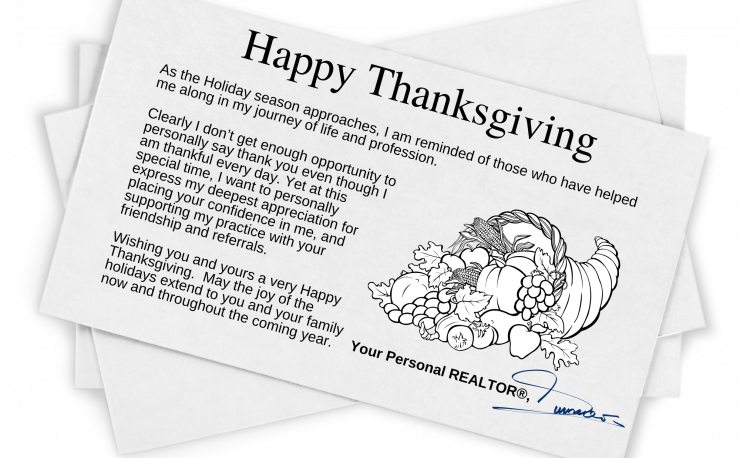 Thanksgiving Letter - The Power of Saying ‘Thank You’ - Agent Inner Circle