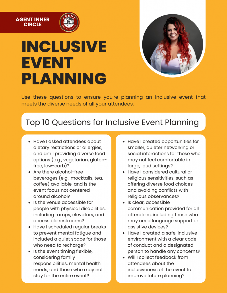 The Secret Recipe: Inclusion You Don’t Always See - Agent Inner Circle