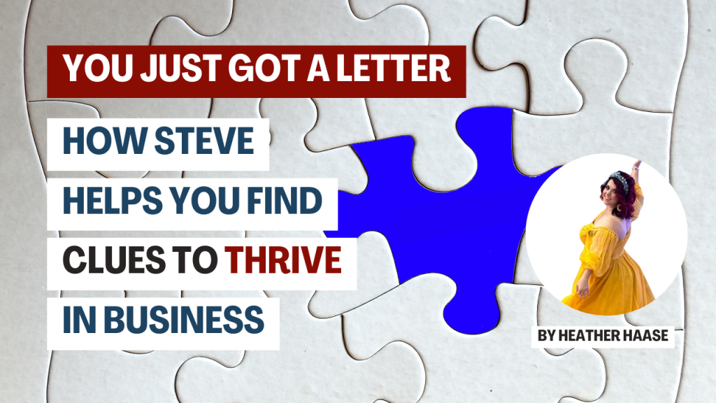 You Just Got a Letter: How STEVE Helps You Find Clues to Thrive in ...